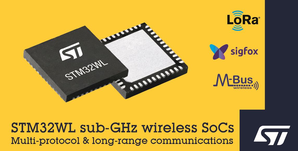 意法半导体推出面向大众市场的 STM32WL LoRa®无线系统芯片系列产品 | 新闻中心 | STM32/STM8 | MCU单片机 | 意法半导体STM | STM32/STM8微控制器 ...